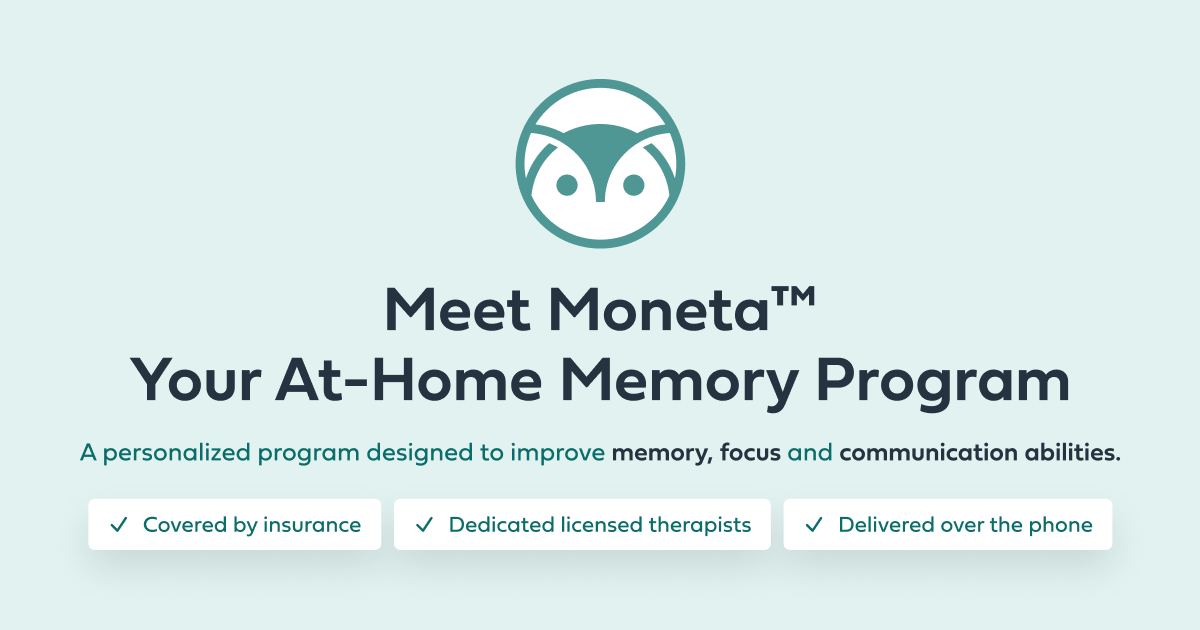 Moneta Health | Your At-Home Memory Program